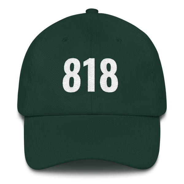 Embroidered Hollywood Classic 818 Area Code Dad Hat Cap Unisex – Dad ...